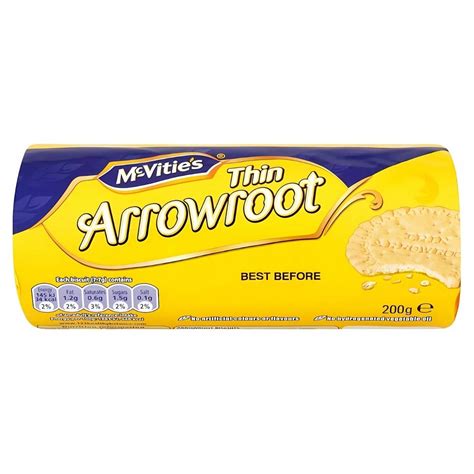 Mcvities Thin Arrowroot Biscuits 200g Continental Food Store