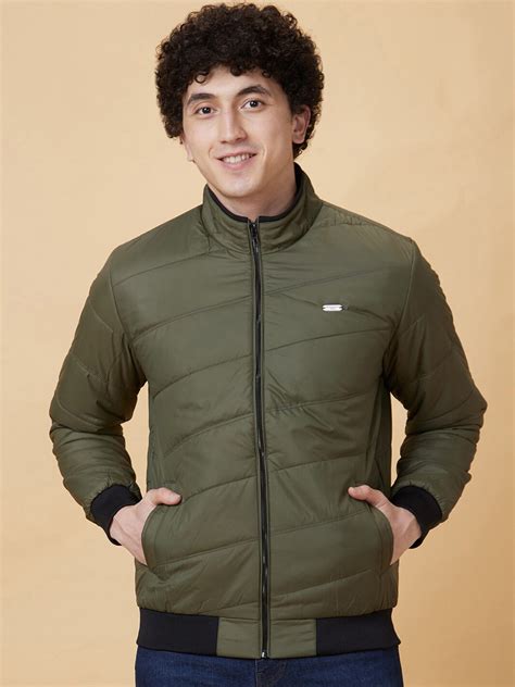 Buy Being Human Mock Collar Puffer Jacket Jackets For Men 28078600
