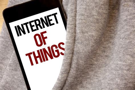 Handwriting Text Writing Internet Of Things Concept Meaning Innovation