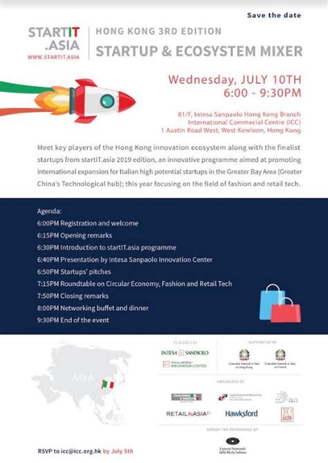 Hong Kong 3rd Edition Startup And Ecosystem Mixer Retail In Asia