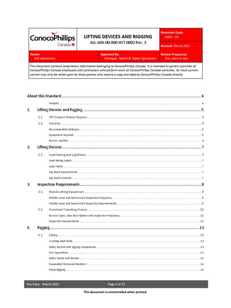 Lifting Devices And Rigging Pdf Crane Machine Leak