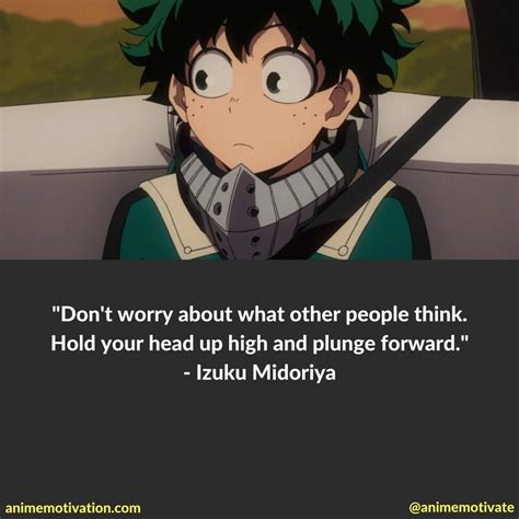 Izuku Midoriya My Hero Academia Meaningful Anime Quotes Anime Quotes Most Powerful Quotes