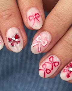 25 Of The Most Beautiful Bow Nail Designs
