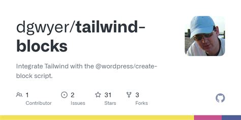 Github Dgwyertailwind Blocks Integrate Tailwind With The Wordpresscreate Block Script