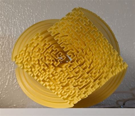 Spiral Hilbert Curve By Chad Allen Download Free Stl Model