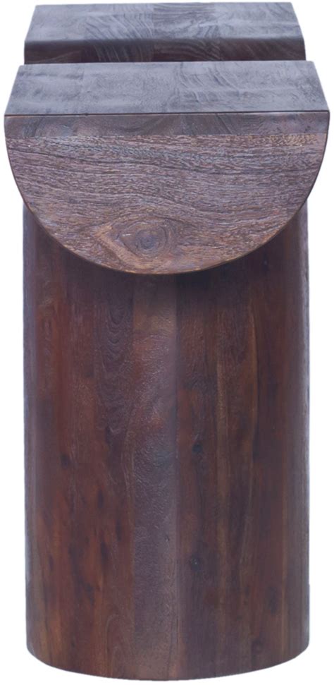 Tee Console Table Elegant Art Deco Design In Solid Acacia Wood For S