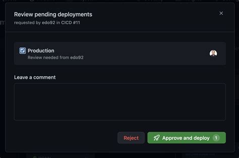 GitHub Edo Github Actions CiCD Workflow