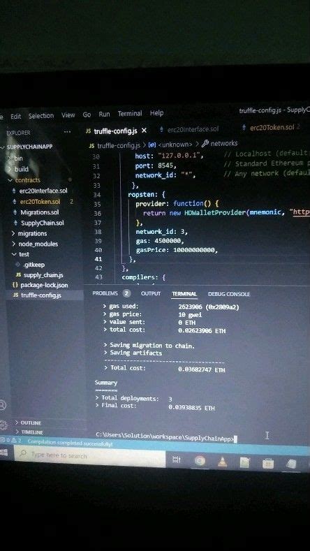 Mohd Arif Ansari On Linkedin Just Deployed First Smart Contracts On