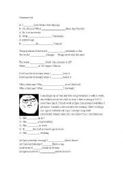 Basic Grammar Test ESL Worksheet By Chcminai