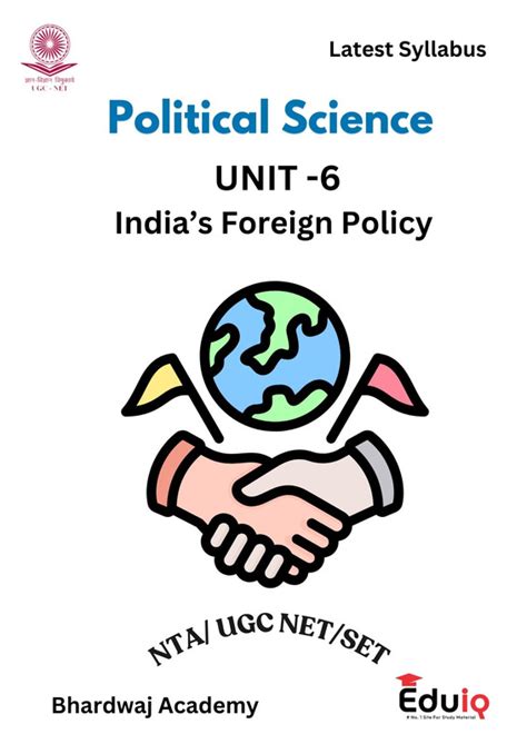 Eduiq Political Science Unit 6 To 10 Printed Notes With Mcq And Answers For Ugc Net Set Jrf