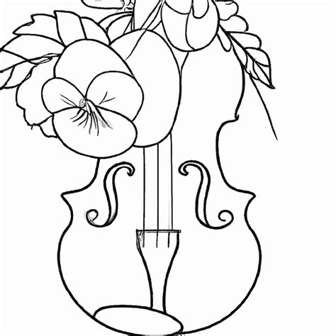 7 Desenhos De Viola Para Imprimir E Colorir