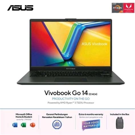 Jual Asus Vivobook Go 14 E1404 Za Terbaik Februari 2024 Harga Murah Gratis Ongkir Blibli