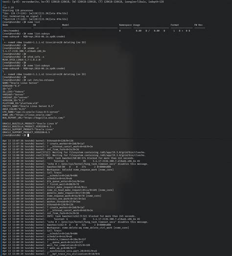 Nvme Driver Hang Mellanox Ofed Nvidia Developer Forums