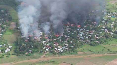 အကြမ်းဖက်စစ်ကောင်စီယင်းမာပင်မြို့နယ်ရှိ၂၅၆ လုံးကျော်ကို မီးရှို့ဖျက်ဆီးခဲ့ အကြမ်းဖက်စစ်ကောင်စီ