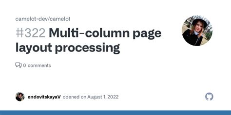 Multi Column Page Layout Processing · Issue 322 · Camelot Devcamelot