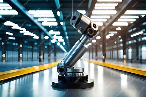 Premium Ai Image Robot Arm Cnc Automation Handling System For