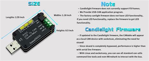 Amazon Com Jhoinrch USB To CAN Bus Converter Base On Open Source Hardware CANable Supports