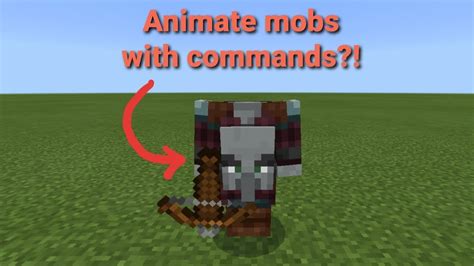 Minecraft Playanimation Command Mcbe Every Animation Youtube