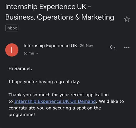 Samuel Akinyemi On Linkedin Internship Brightnetwork Earlycareer