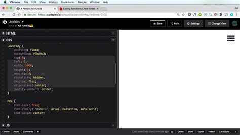 6 Handy Css3 Animation Projects Full Screen Navigation Overlay