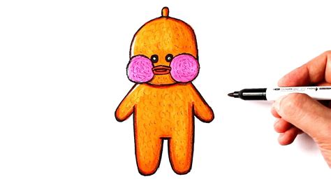 Как нарисовать Утку Лалафанфан Youtube