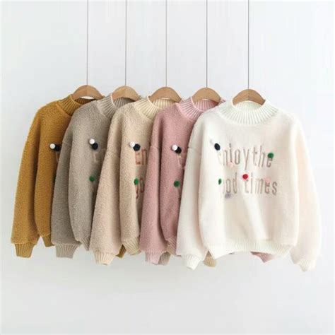 毛球刺繡字母女裝套頭衛衣 每日頭條