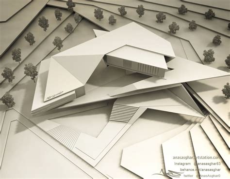 Triangular Architecture Folding Architecture Conceptual Model Architecture Architecture