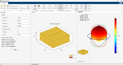 Antenna Designer Design Visualize And Analyze Antennas Matlab