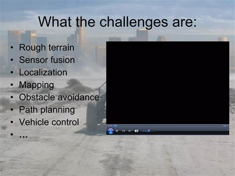 Autonomous Ground Vehicles The Darpa Grand Challenge Pps