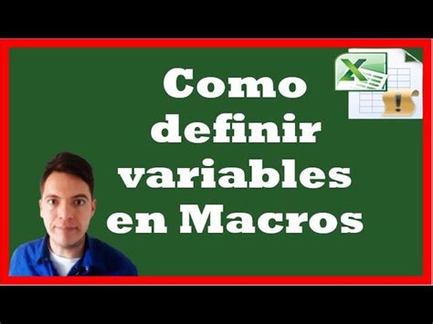 Robinson Sierra Parra On Linkedin Macros Excel Vba Youtube