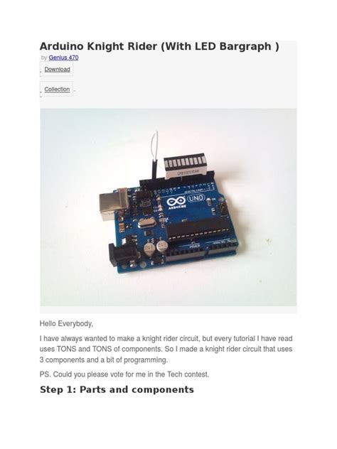 arduino knight rider pdf