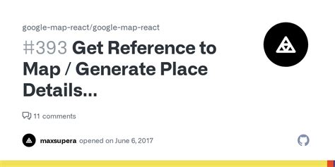 Get Reference To Map Generate Place Details Issue Google Map React Google Map