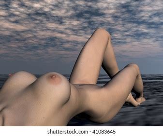 Visualization Nude Female Body Stock Illustration Shutterstock