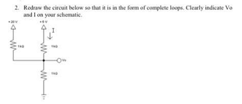 Solved Redraw The Circuit Below So That It Is In The Form Of Chegg Com