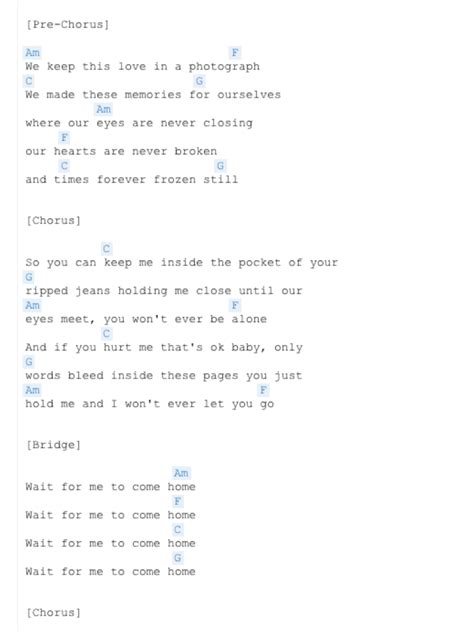 Photograph By Ed Sheeran Guitar Chords At Bessie Nina Blog