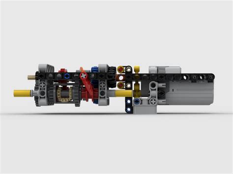 Lego Moc Remote Controlled 4 Speed Awd Gearbox With Perfect Gear Ratios By Hdegroot