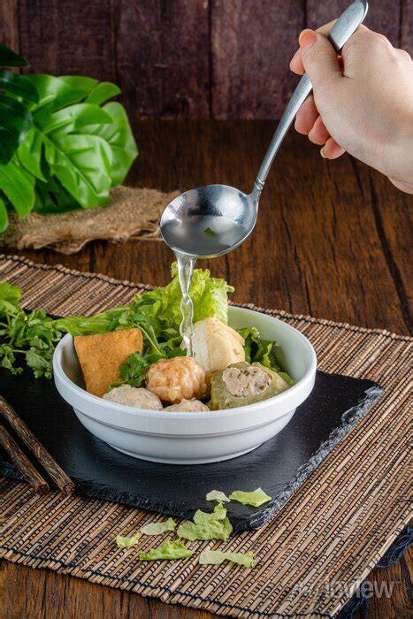 Yong Tau Foo Yong Tau Fu Or Liong Tahu In Indonesia Is A • Wall