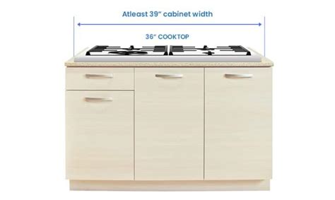 Cooktop Sizes Standard Gas Electric And Induction