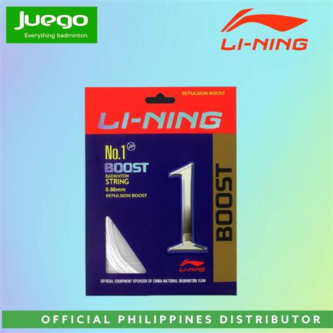 Li Ning Badminton No 1 Boost Badminton Strings Shopee Philippines