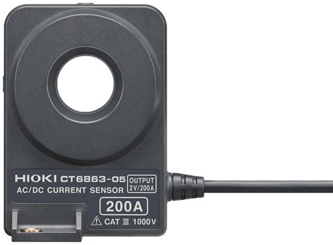 Ct6863 05 Hioki Current Sensor Pass Through Type Voltage Output
