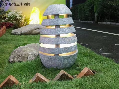 led户外仿真石头造型灯花园别墅庭院景观亮化园林灯 永安景观标识雕塑 站酷ZCOOL