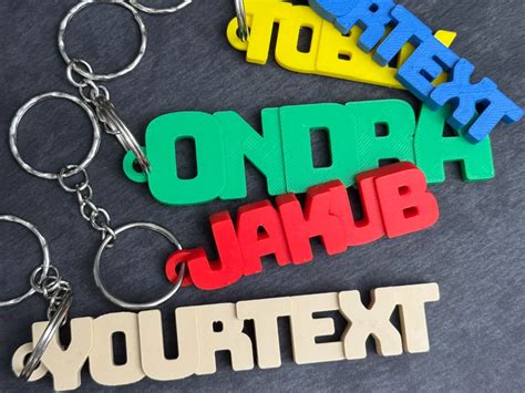 Ultimate Name Keychain Maker Any Name Word Free 3d Print Model