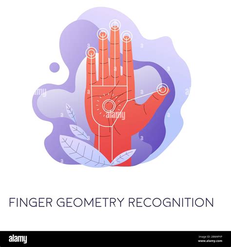Hand Geometry Recognition Stock Vector Images Alamy