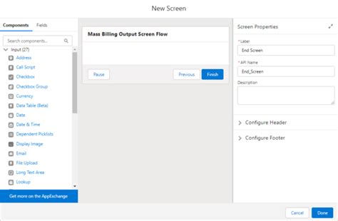 Output Documents And Update Opportunity From The List View In Salesforce Flow For Ofc Ver1