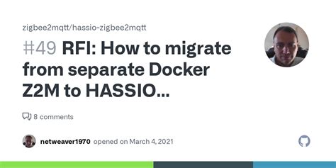RFI How To Migrate From Separate Docker Z M To HASSIO Integrated Z M Add On Issue