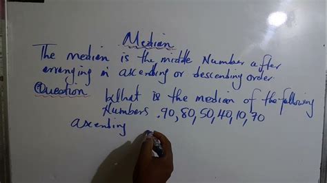 Median Pep Sea Cxc Igcse Sat Youtube