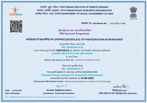 Isro Iirs Remotesensing Geospatial Machinelearning Ai Learning