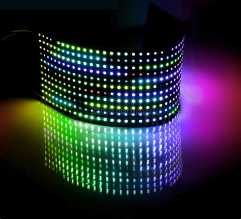 Flexible WS RGB Full Color Dot Matrix Display FPCB ElectroDragon