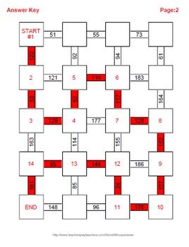 Addition Maze Bundle By WhooperSwan Teachers Pay Teachers