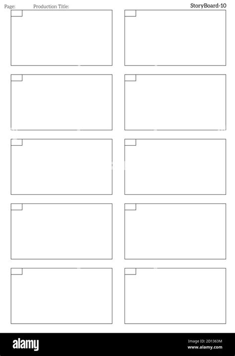 Storyboard Template 4 Boxes